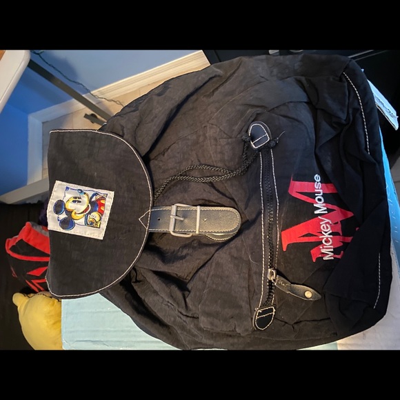 Disney | Bags | Vintage Mickey Mouse Backpack | Poshmark
